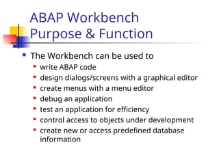 PptABAPoverview with all sample data with proper information s and examples.ppt | Databases ...