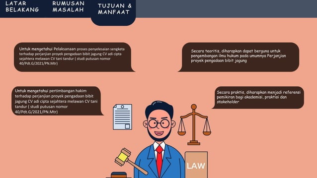 PPT Tinjauan Yuridis Terhadap Perjanjian Proyek | PPT
