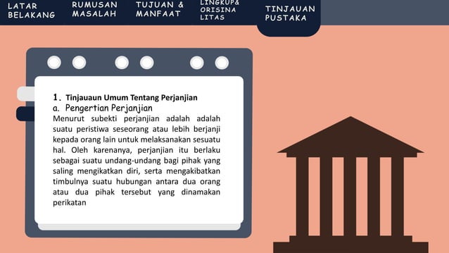 PPT Tinjauan Yuridis Terhadap Perjanjian Proyek | PPT