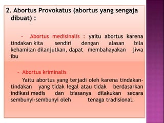 PPT MATA KULIAH KEBIDANAN TENTANG ABORTUS.pptx