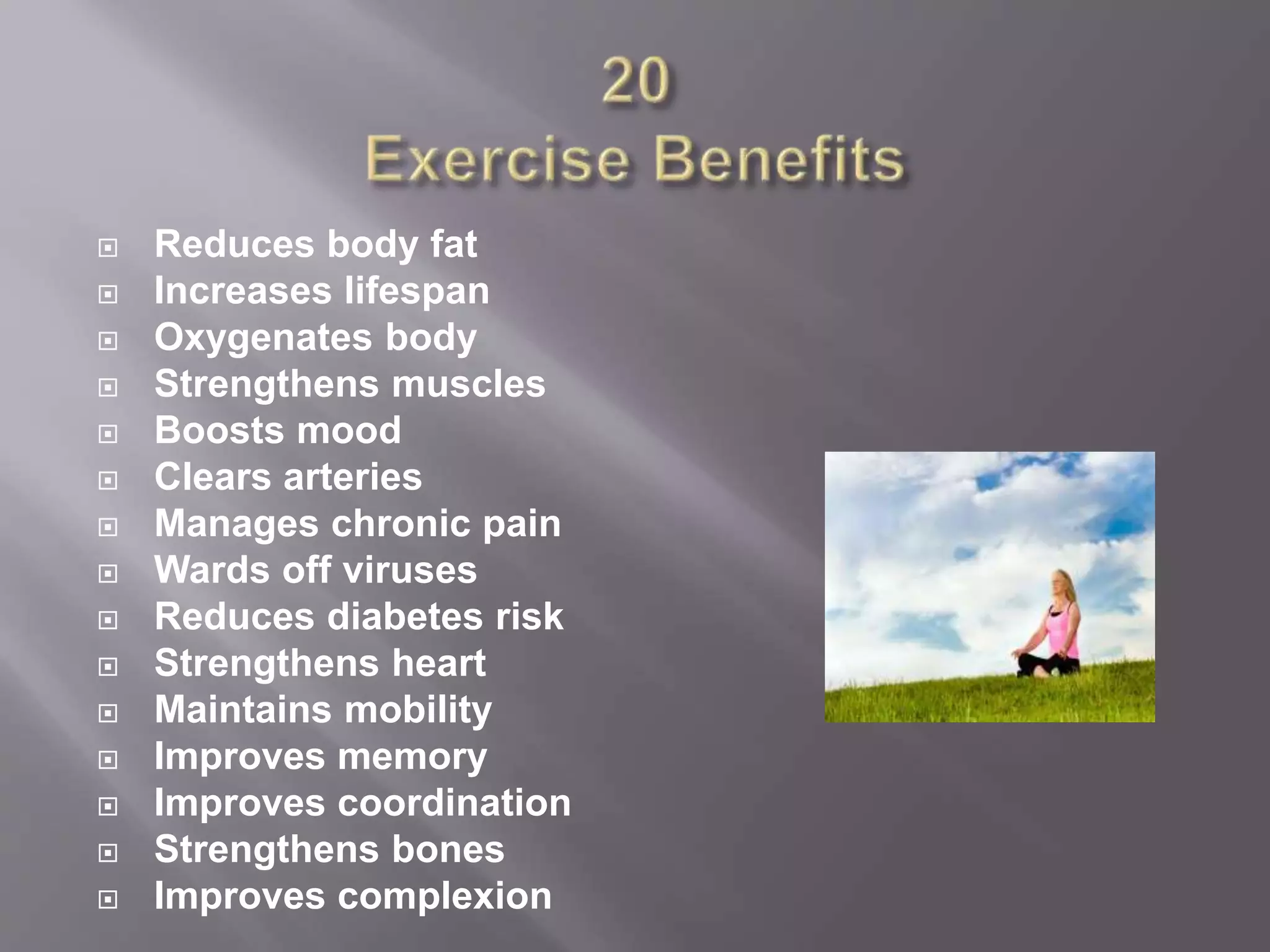 Ppt about exercise | PPTX