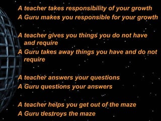 Importance of Guru in our lives!!! | PPSX