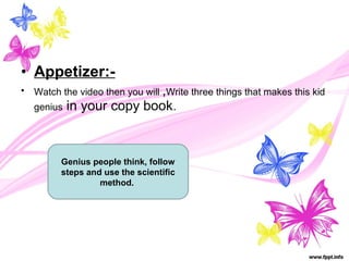 Ppt about how to be a scientist | PPT