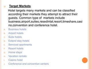 Hospitality Industry Overview | PPTX