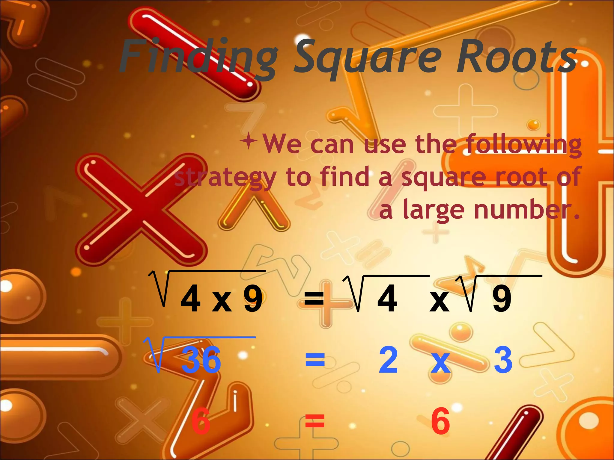 Ppt about theory of powers and roots | PPT