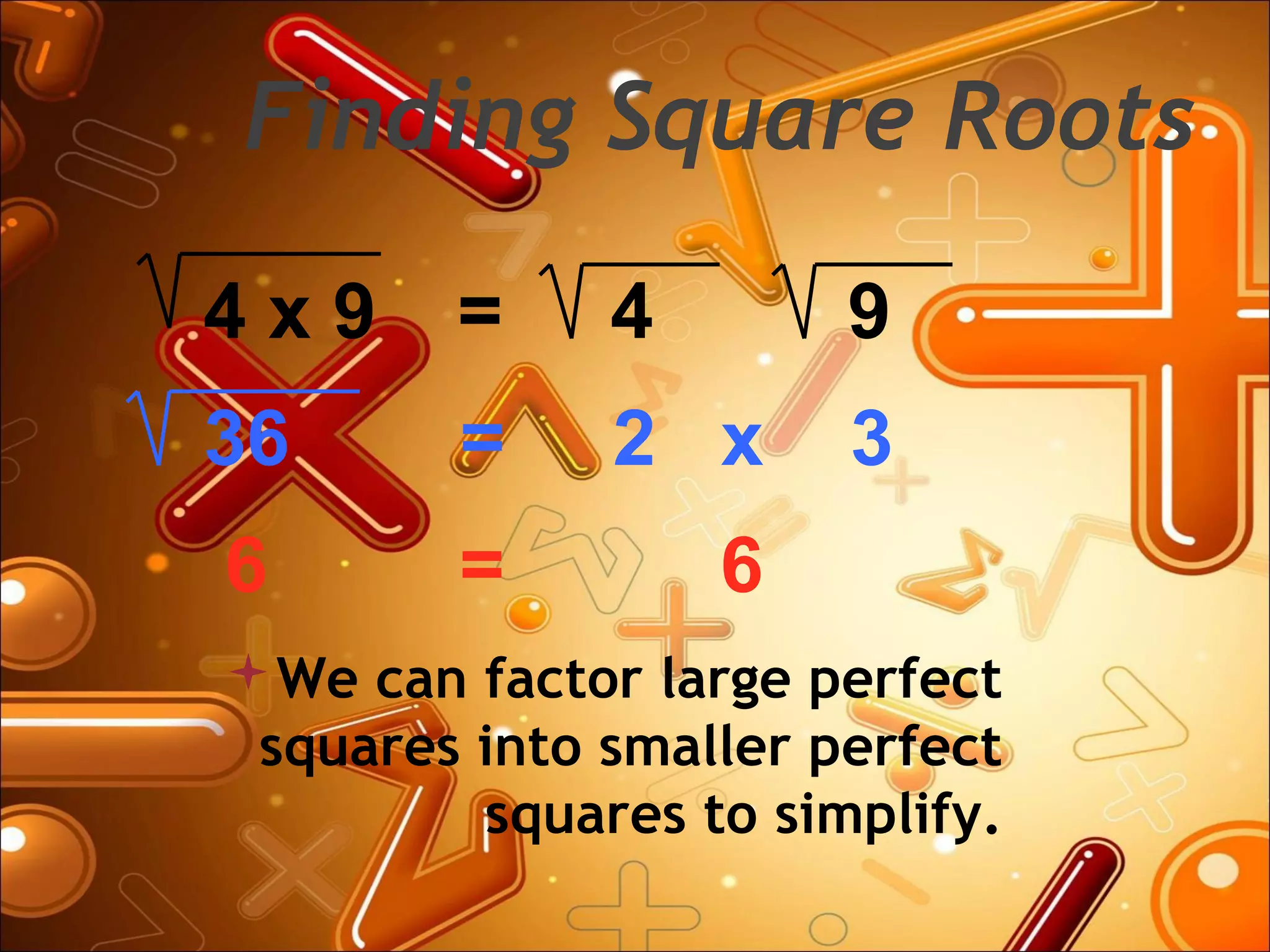 Ppt about theory of powers and roots | PPT