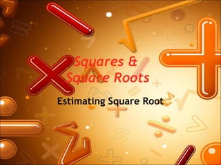 Ppt about theory of powers and roots | PPT