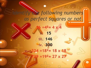 Ppt about theory of powers and roots | PPT