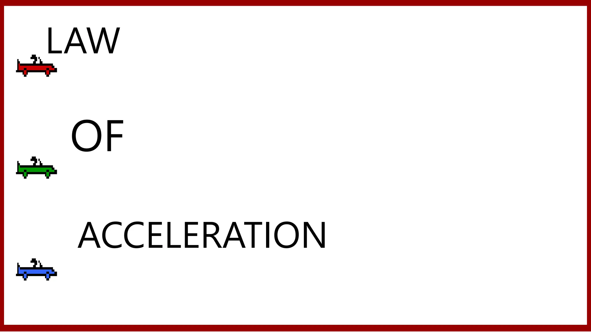 Powerpoint presentation about law of acceleration | PPTX