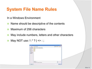 PPT_Access_retrieve_computer_based_data.pptx | Operating Systems | Computer Software and ...