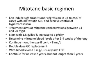Adreno Cortical Carcinoma in a Nut Shell | PPT