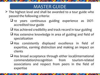 Ppt accreditation standards tour guides | PPT