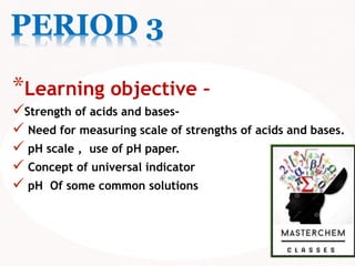 Ppt acids, bases and salts , dr mona shrivastava , founder ...