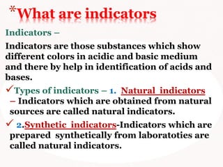 Ppt acids, bases and salts , dr mona shrivastava , founder ...