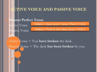 Ppt active & passive | PPT