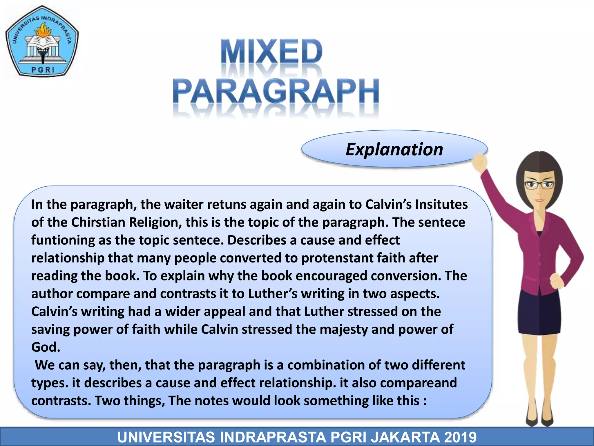 MIXED PARAGRAPH (ACTIVE READING) | PPTX