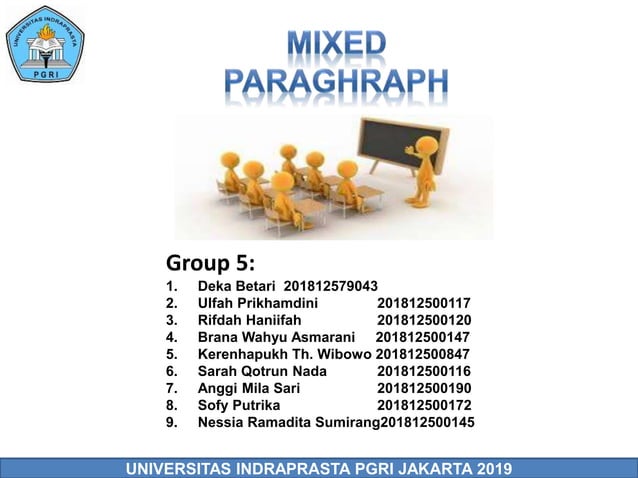 MIXED PARAGRAPH (ACTIVE READING) | PPT