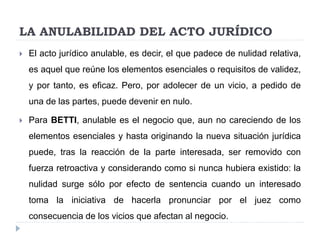 PPT Acto Jurídico S15.ppt nulidad del acto jurídico | PPT