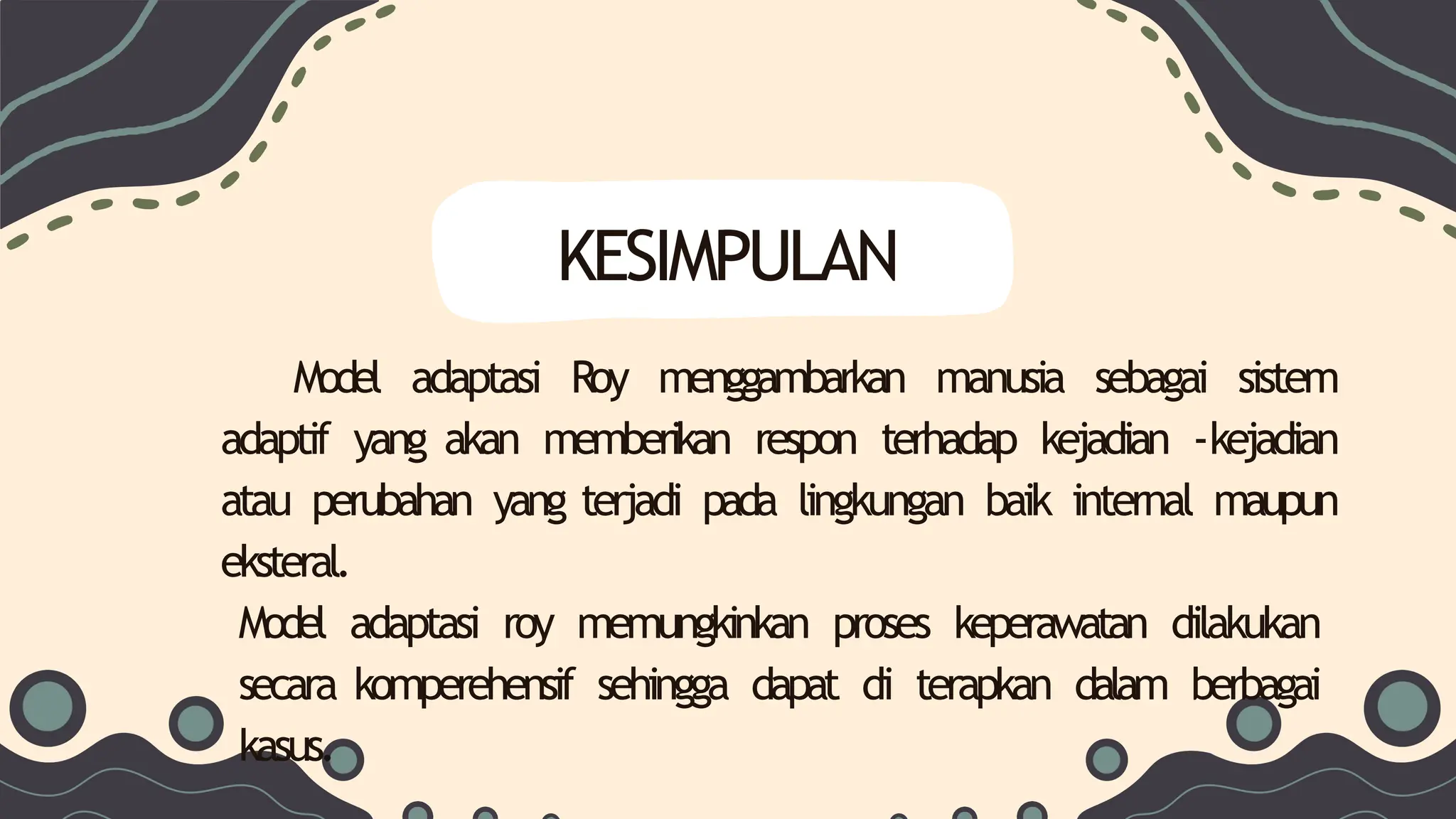 PPT ADAPTATION MODEL ROY ITEKES CENDEKIA UTAMA KUDUS | PPT