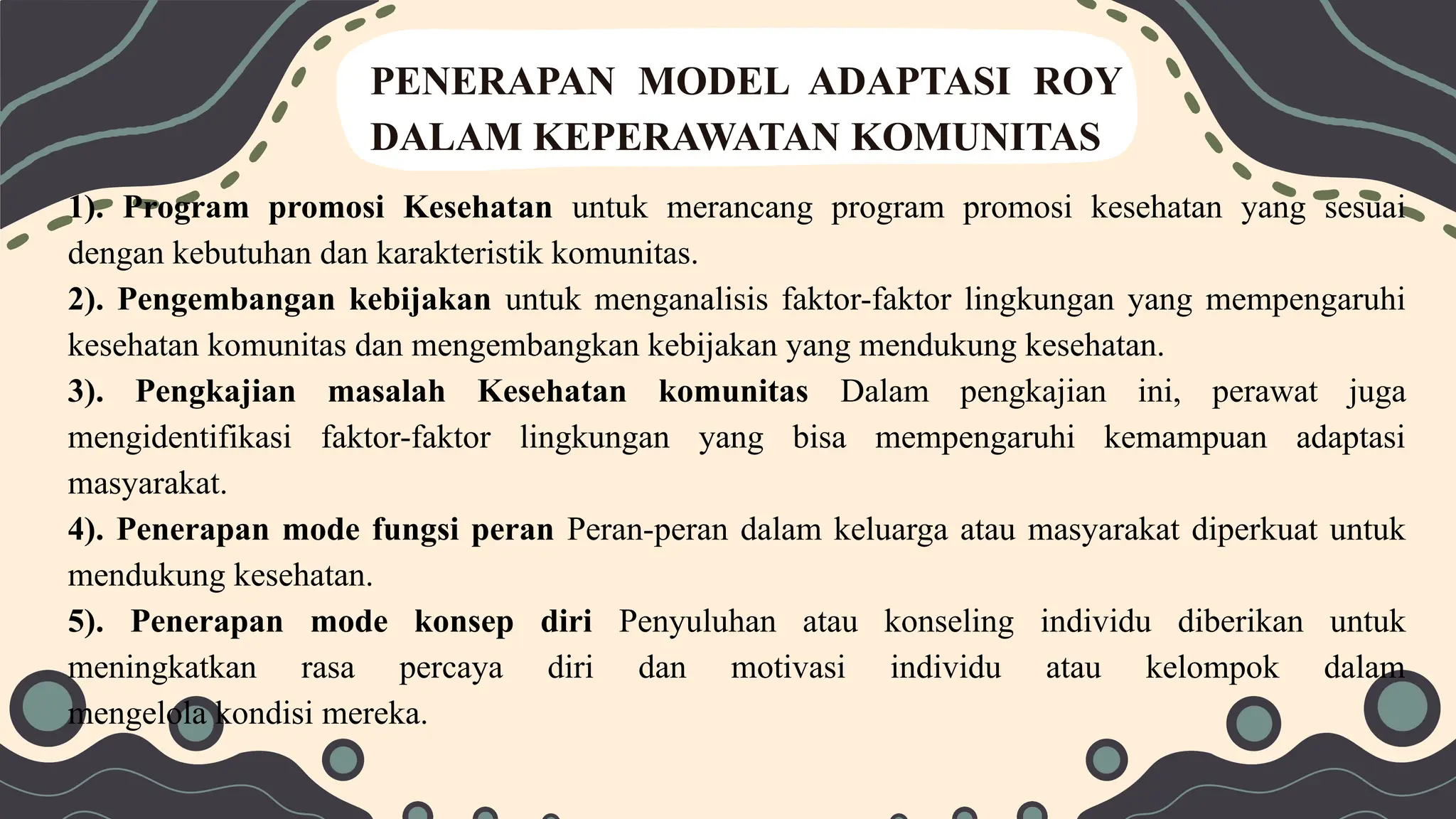 PPT ADAPTATION MODEL ROY ITEKES CENDEKIA UTAMA KUDUS | PPT