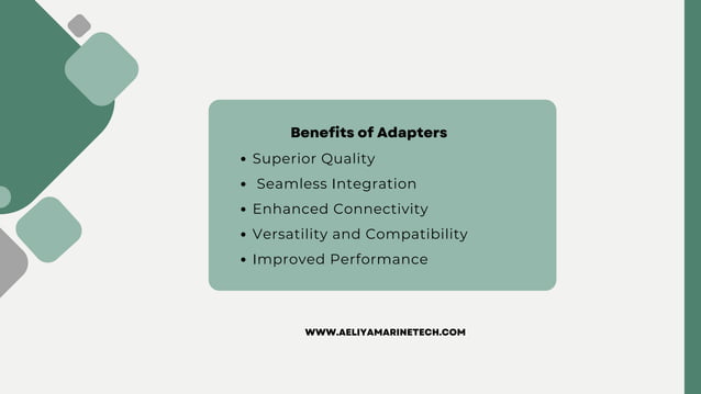 Premium Adapters At Aeliya Marine Tech.. | PDF
