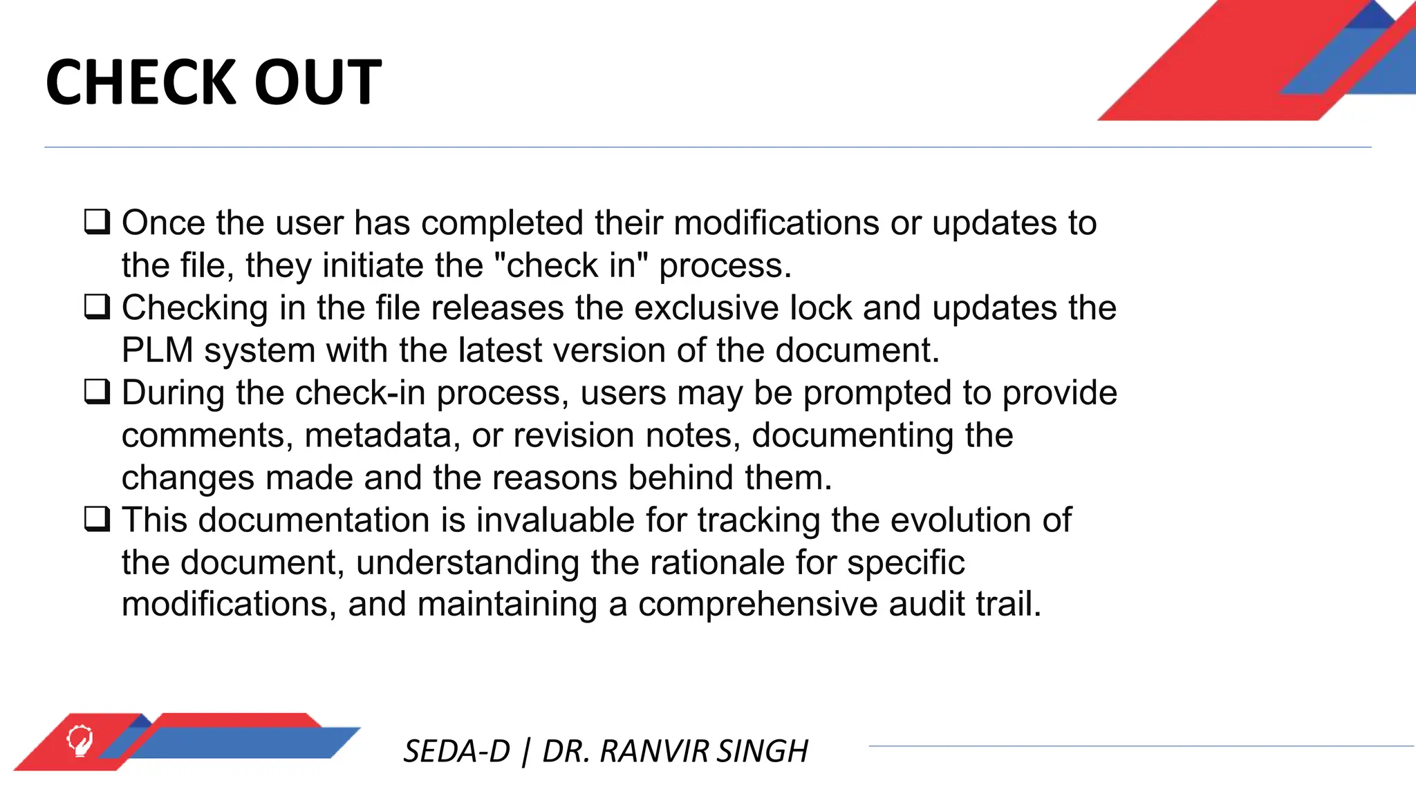 Product life cycle & check in check out views in plm.pptx