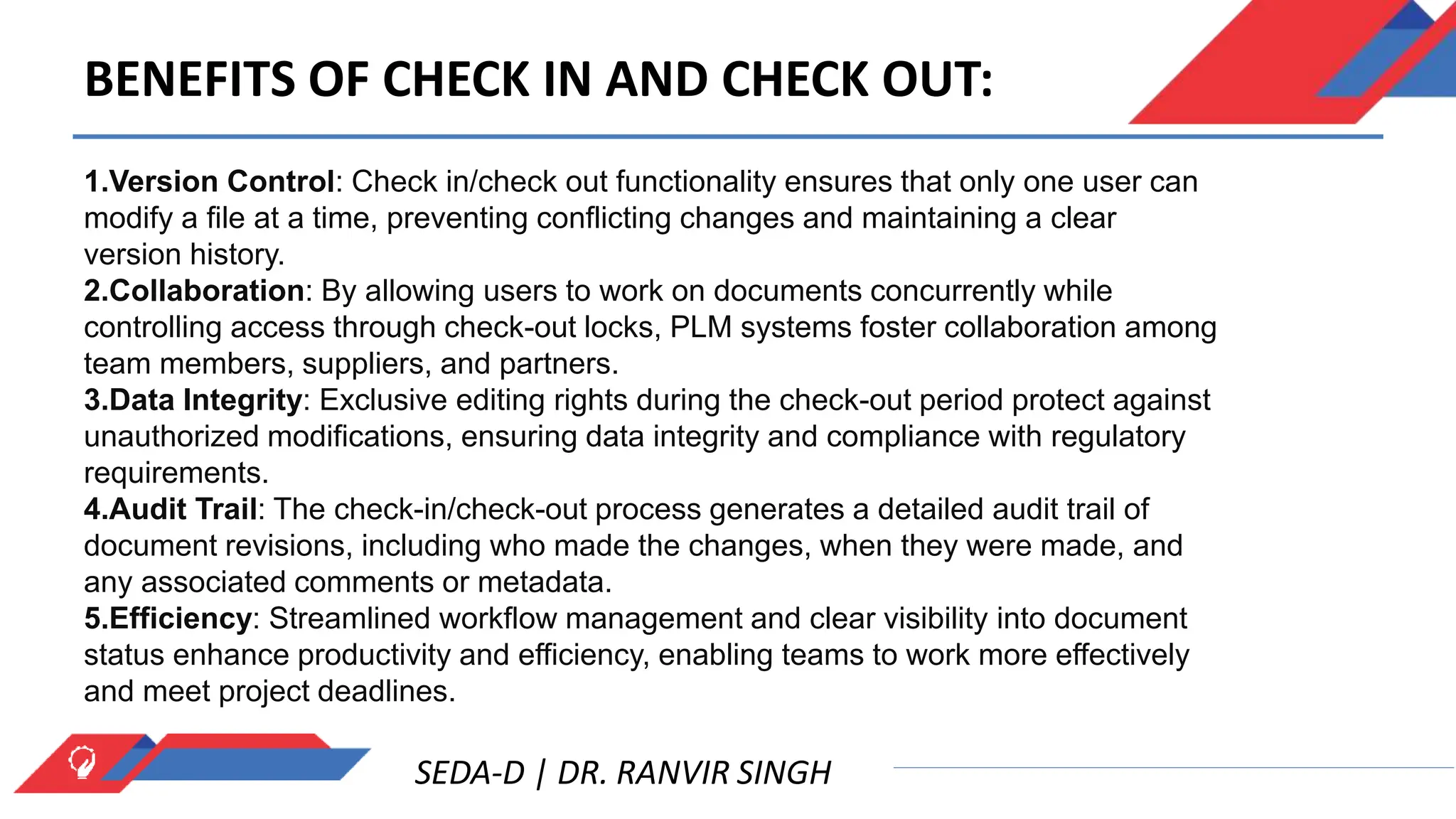 Product life cycle & check in check out views in plm.pptx