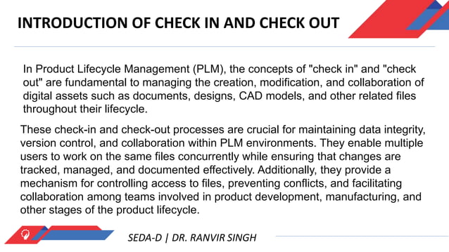 Product life cycle & check in check out views in plm.pptx