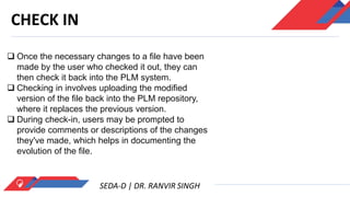 Product life cycle & check in check out views in plm.pptx