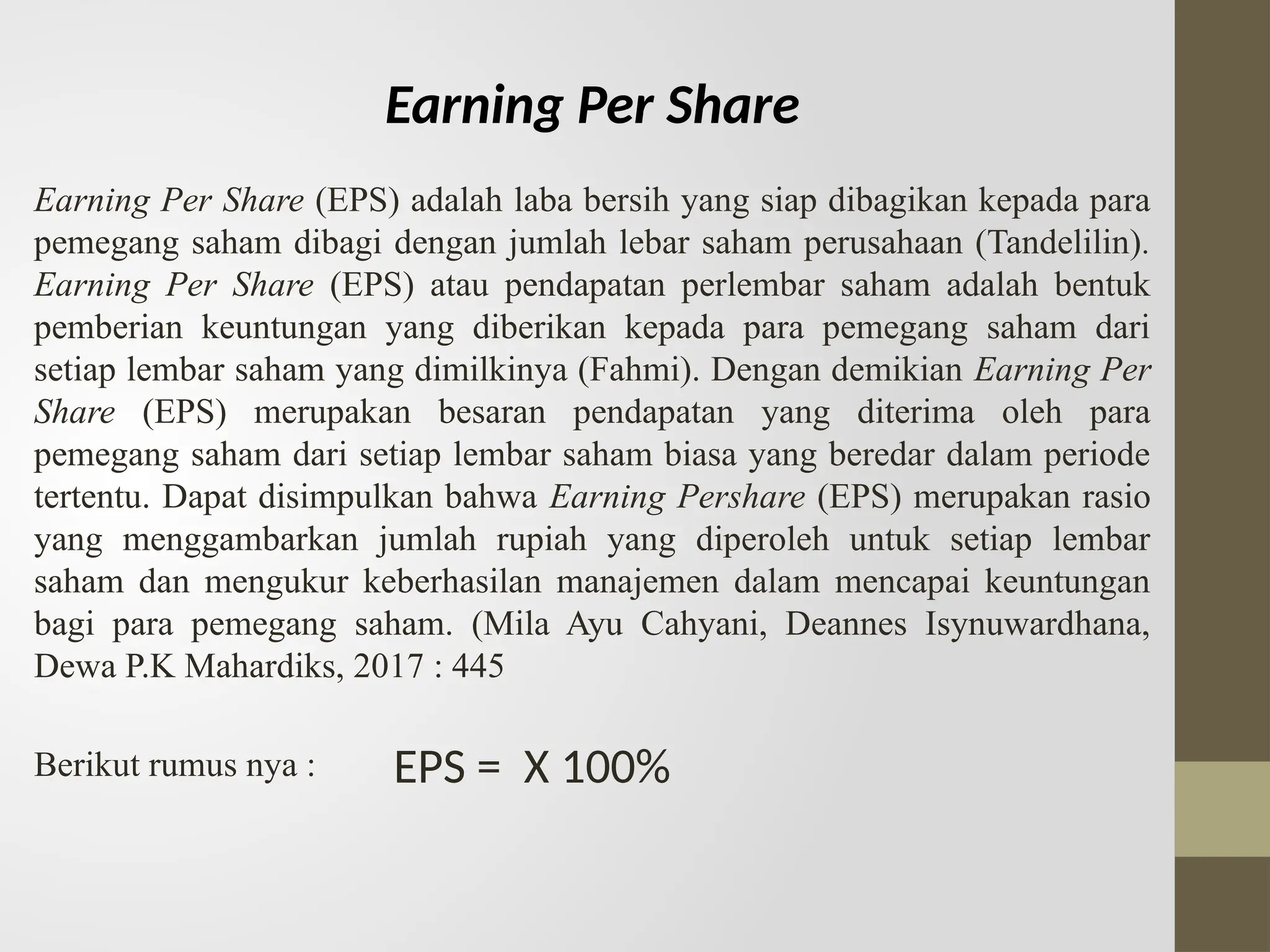 PPT ADISTIA.pptx untuk memperdalam saham | PPTX