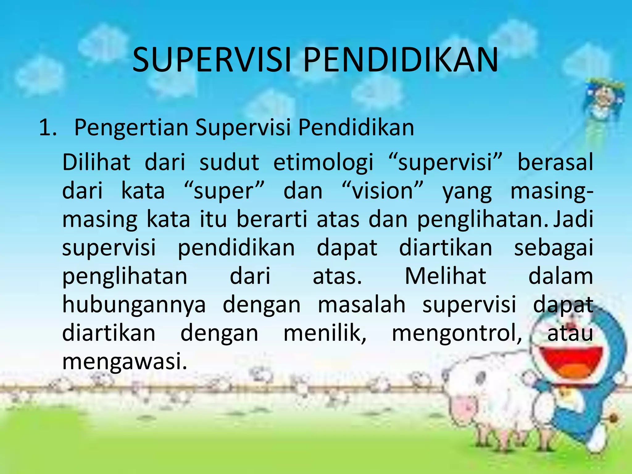 supervisi pendidikan | PPT