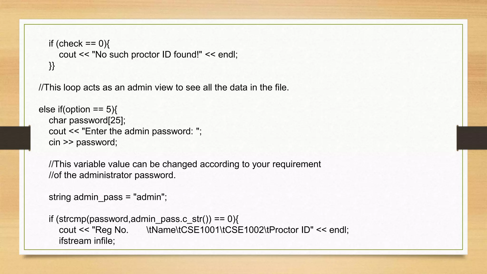 ONLINE STUDENT MANAGEMENT SYSTEM | PPTX