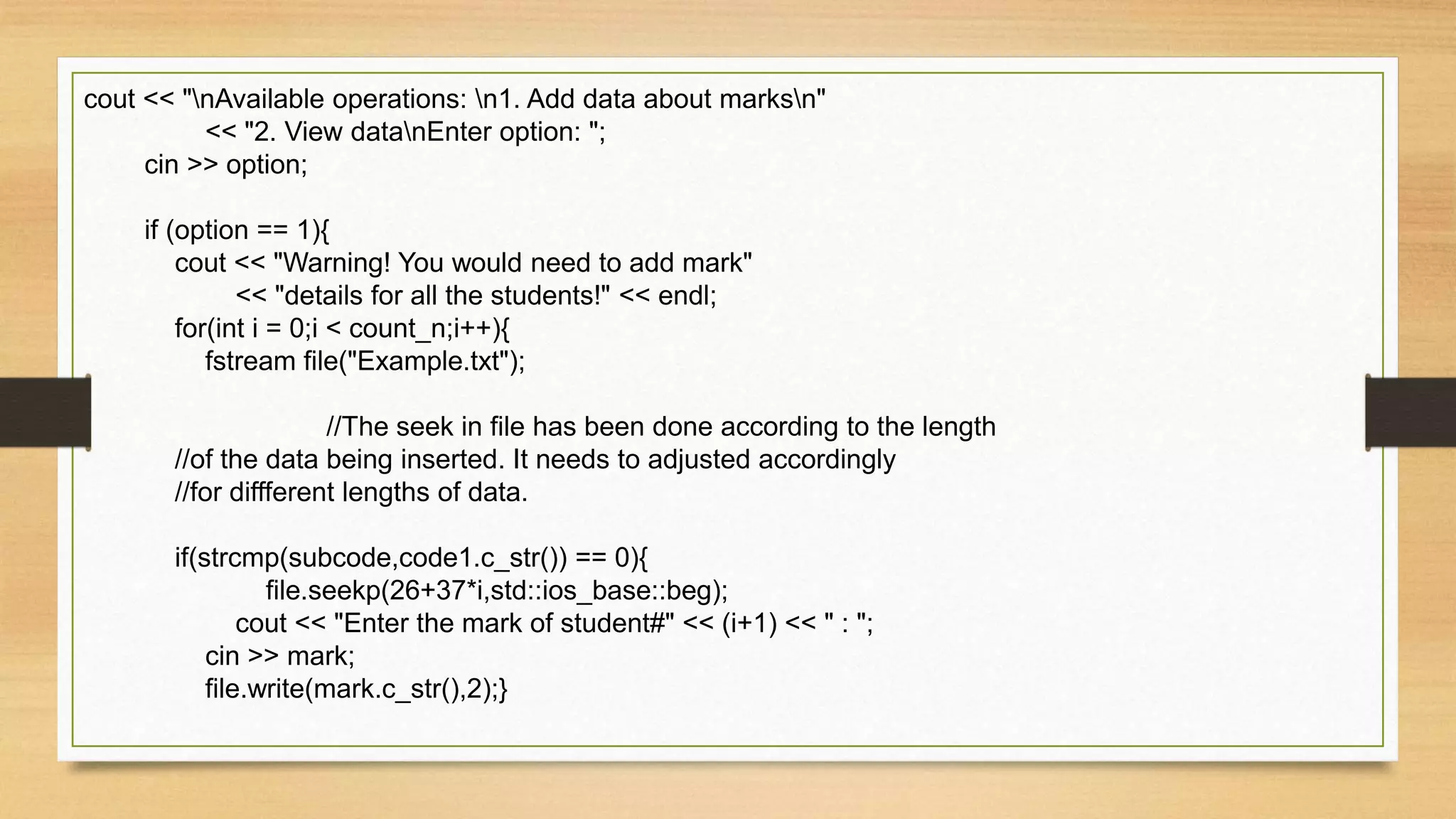 ONLINE STUDENT MANAGEMENT SYSTEM | PPTX