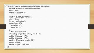 ONLINE STUDENT MANAGEMENT SYSTEM | PPTX