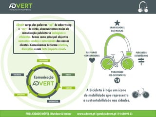 Publicidade em Bicicletas - ADvert Marca em Movimento | PDF