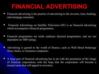 Financial Advertising Ppt | PPT