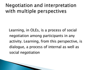 Open Learning Environment | PPT