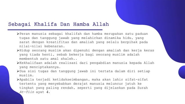 Hakikat Manusia Dalam Islam | PPTX