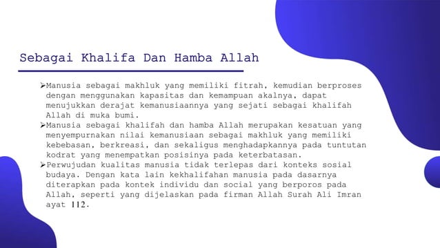 Hakikat Manusia Dalam Islam | PPTX