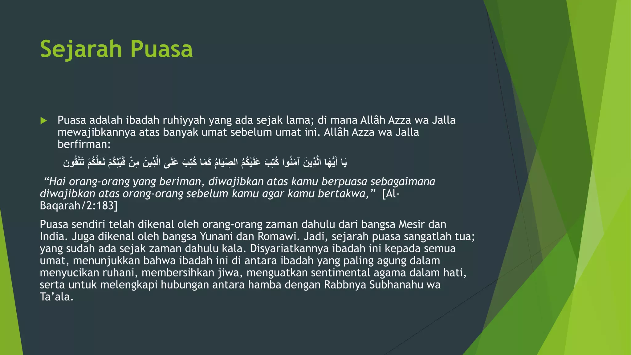 Ppt agama islam 3 bab puasa | PPT