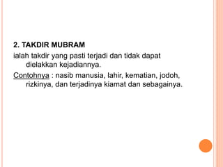 PPT AGAMA QADA dan QADAR Kuliah S1 Kesehatan Masyarakat | PPTX