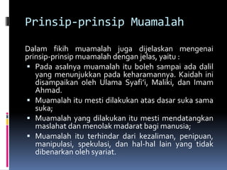 Agama Islam - Muamalah (Kelas XI Seemester 2) | PPTX