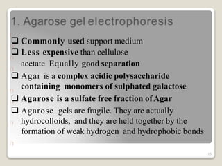 ppt Agarose gel electrophoresis......... | PDF