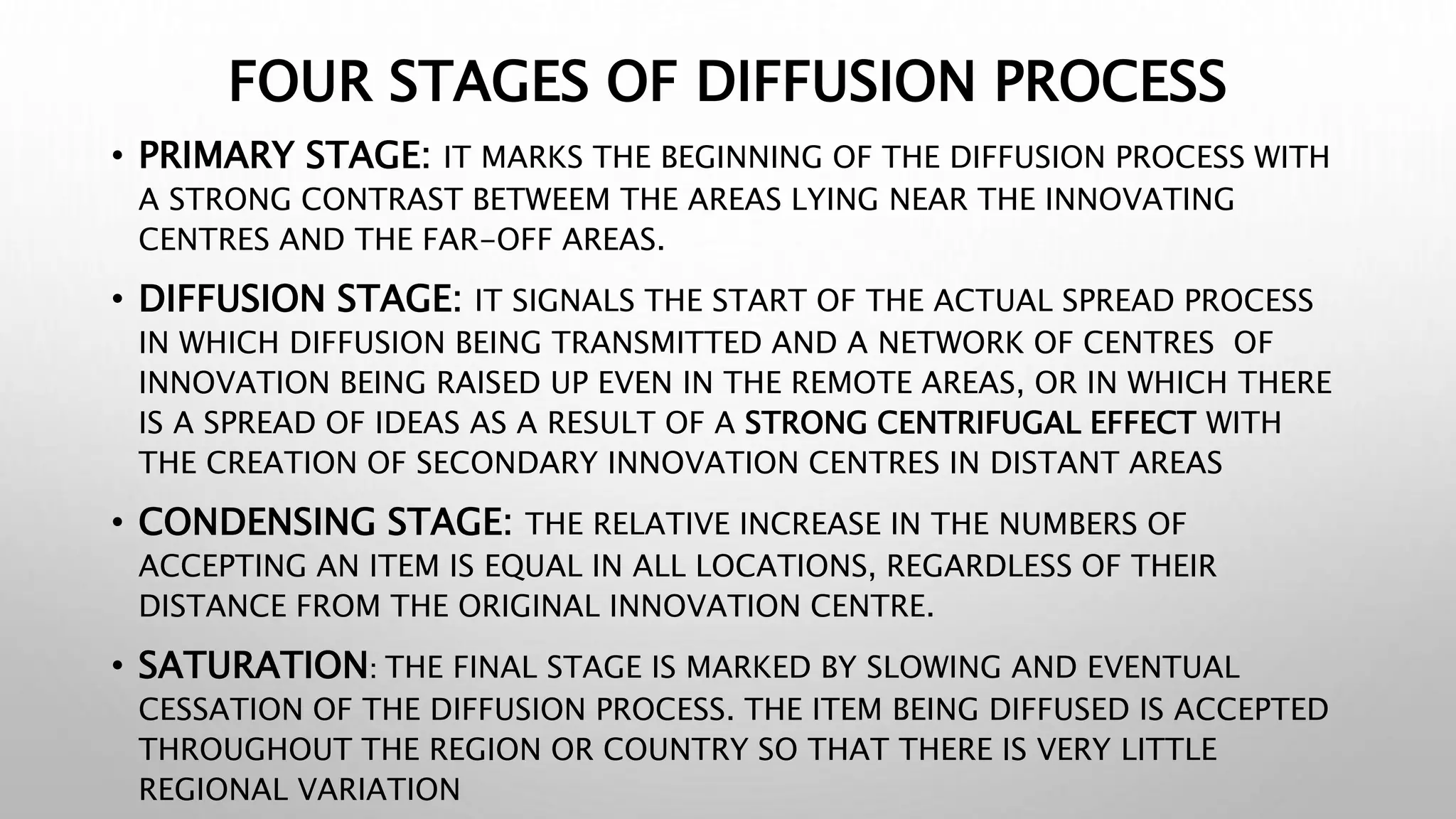 HEGERSTRAND MODEL OF AGRICULTURE INNOVATION DIFFUSION | PPTX