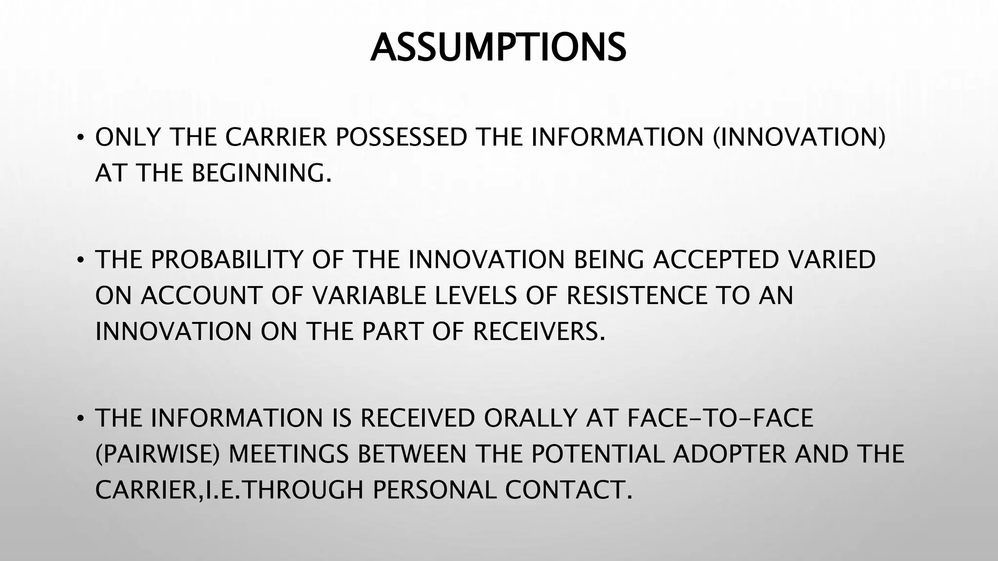 HEGERSTRAND MODEL OF AGRICULTURE INNOVATION DIFFUSION | PPTX