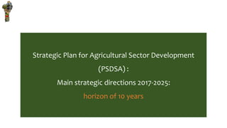 Benin National Agricultural Investment and Food Security and Nutrition ...