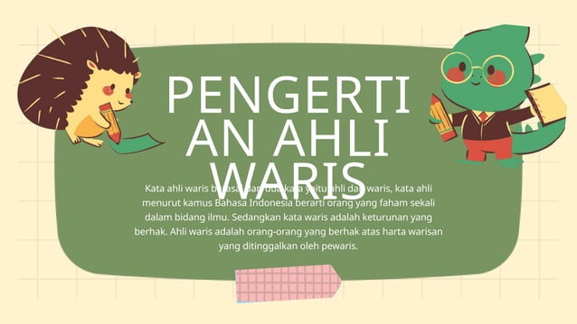 PPT Mapel Fikih MA Kelas XI Materi: Ahli Waris.pptx
