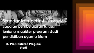 Profil Lulusan Program Studi | PPTX