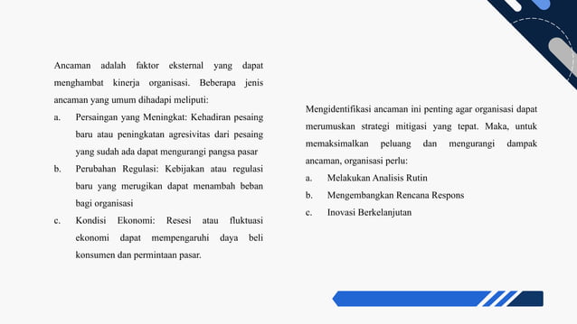 PPT AIPO.pptx analisis lingkungan organisasi | PPT