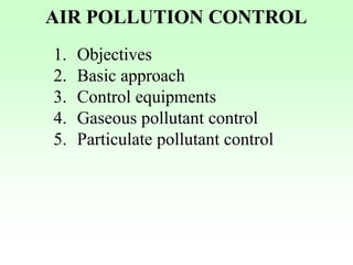 Air Pollution Control .pptx